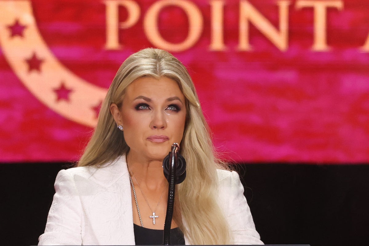 Erika Kirk reveals supportive words Usha Vance said to her hours after husband’s death | London ...