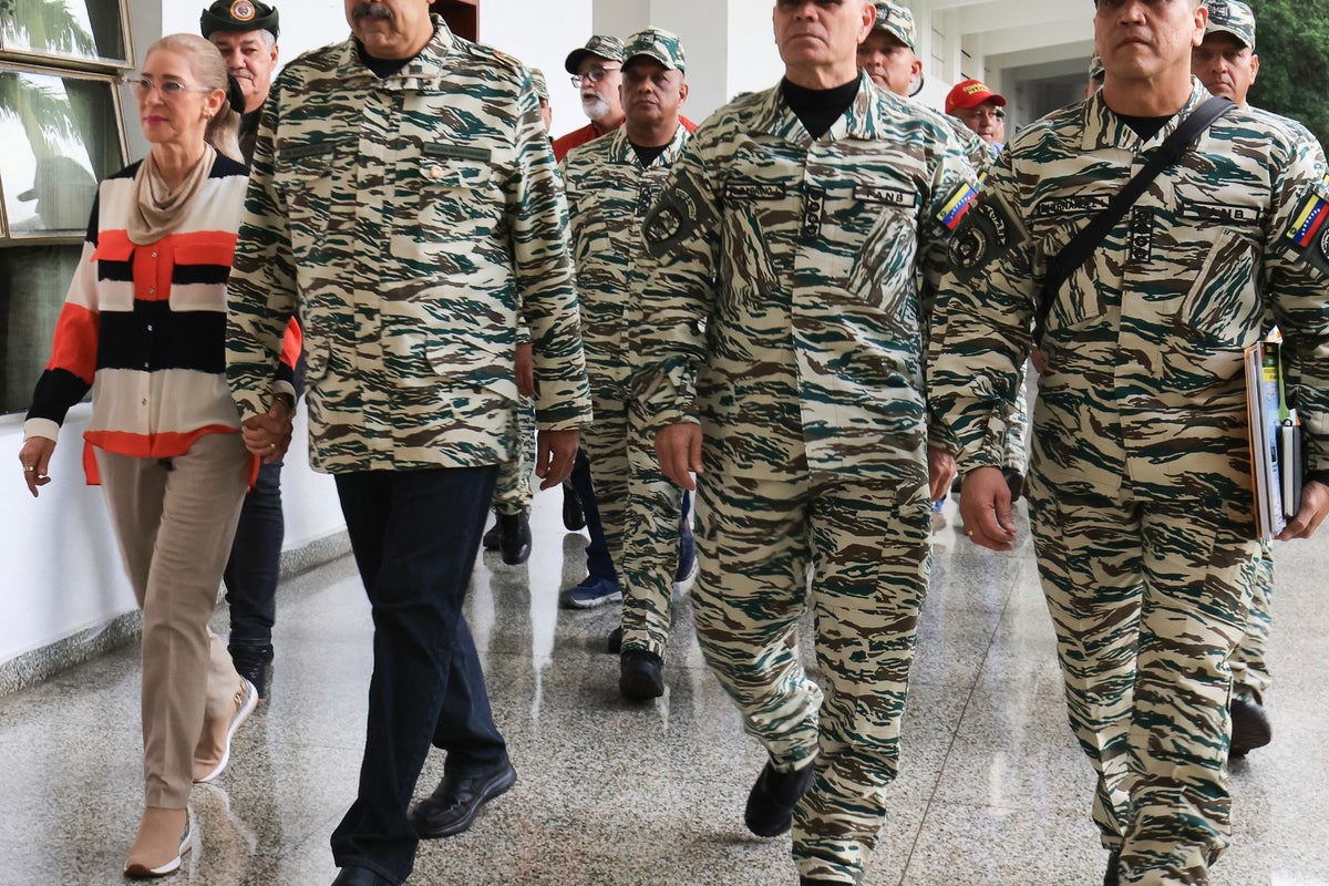 Venezuelan president deploying military and militias to 284 ‘battlefront’ locations as tensions ...