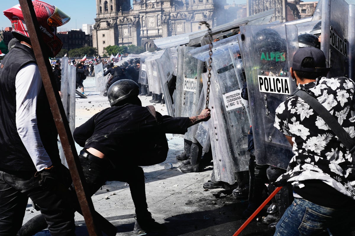 Gen Z protests spread to Mexico City with 100 police officers injured ...